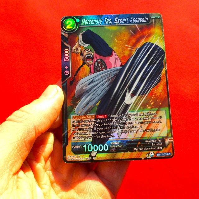 MERCENARY TAO, EXPERT Assassin BT17-035 Common FOIL Ultimate Squad DBS $1.00 - PicClick AU