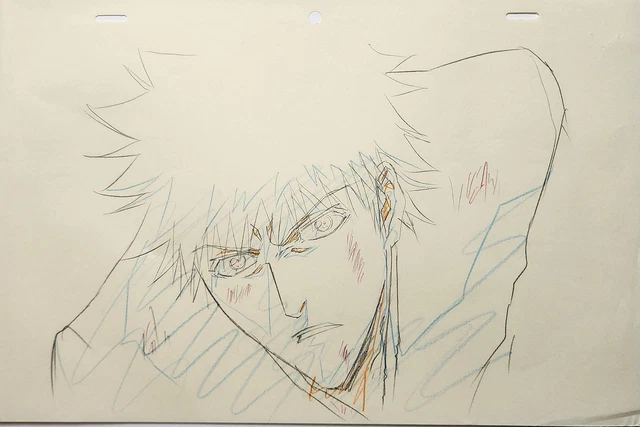 BLEACH ANIMATION CEL Production Drawing Douga Genga: Ichigo - 4968 $95. ...