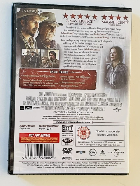 OPEN RANGE [DVD] kevin costner. New & sealed EUR 5,66 - PicClick IT