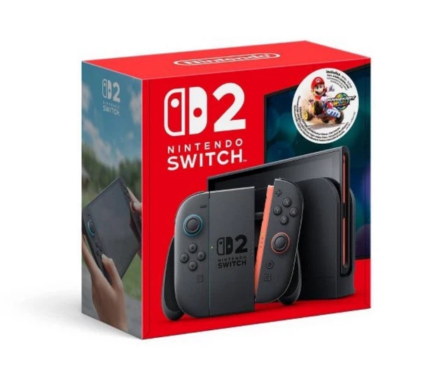 NINTENDO SWITCH 2 Console + Mario Kart World Bundle! NEW! *PRESALE* *US ...