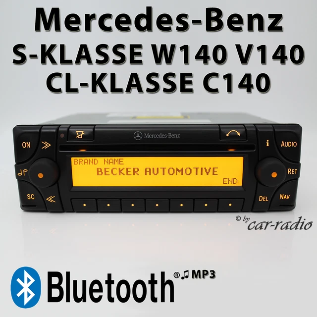 ORIGINAL MERCEDES W140 Radio Audio 30 APS Bluetooth Radio C140 CL ...