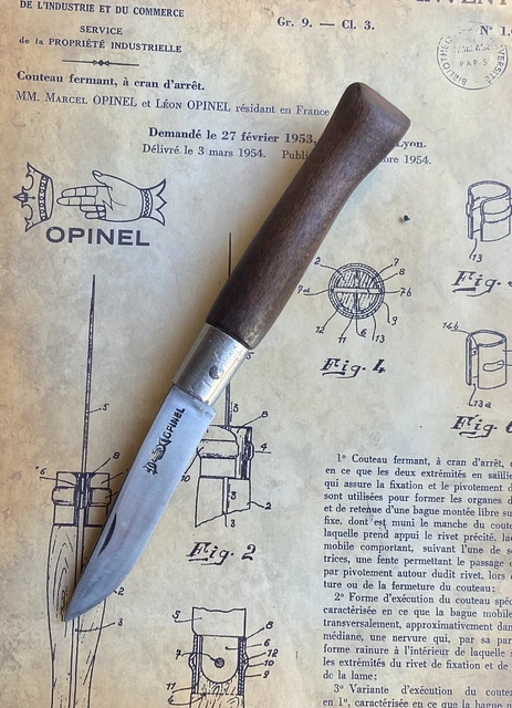 ANCIEN COUTEAU OPINEL N8 Main A 5 Doigts ≈1967-1980 Vintage French Knife EUR 8,90 - PicClick FR