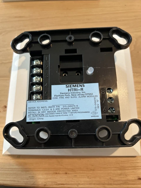 SIEMENS HTRI-R SINGLE Input Monitor Module with Relay - New device ...