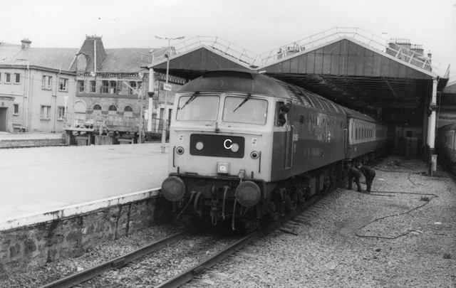 BRITISH RAILWAY B.R Photograph Class 47 - 47562 At Inverness 22/09/1986 ...