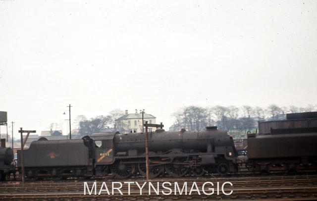 WB-56 ORIGINAL 35MM BR Steam Railway slide 46115 Scots Guardsman ...
