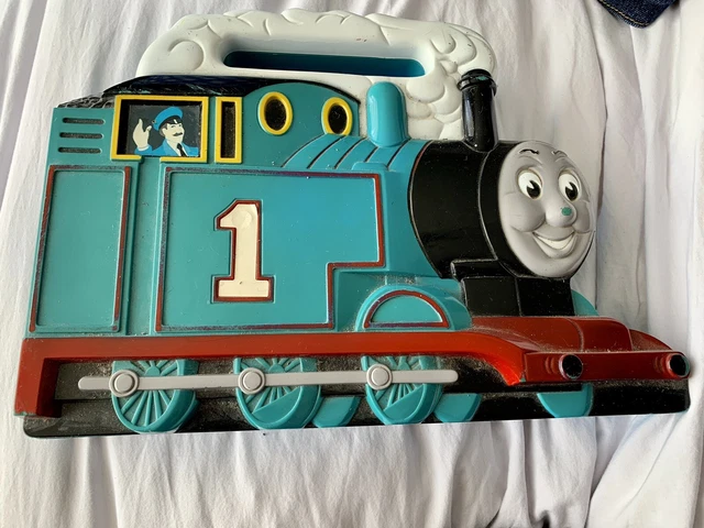 THOMAS THE TANK ENGINE BOX Train Set CARRY CASE WITH TRAINS INSIDE ...