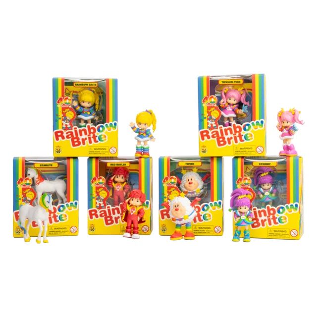 6 Set Rainbow Brite 25 Starlight Stormy Twink Red Butler Tickled Pink Figure Eur 7322