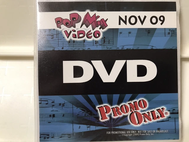 RARE DVD SLEEVE PROMO ONLY Pop Mix Video 2009 November Robert Plant Big ...