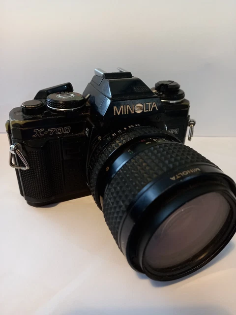 MINOLTA X700 SLR 35mm Camera And Lens Untested...spares?...repair £6.50 ...