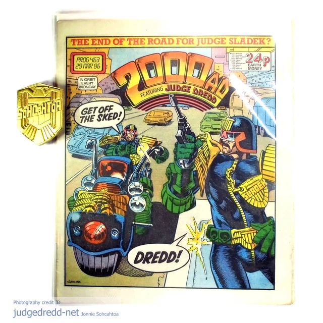 2000AD PROG 463 Judge Dredd Comic Book Issue Very Good to Excellent ...