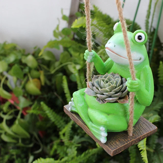 VASO PER PIANTE a forma di rana oscillante Vaso per fiori a forma di ...