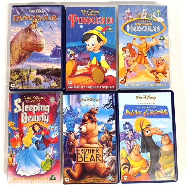 DISNEY VHS TAPE Bundle x6 Walt Disney Classics Excellent Condition PAL ...