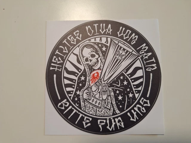 ULTRAS AUFKLEBER FRANKFURT Sammlungsauflösung Fußball Sticker Eintracht ...