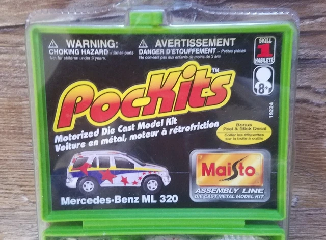 MAISTO POC-KITS MERCEDES-BENZ ML 320 Motorized Die Cast Model Kit ages ...