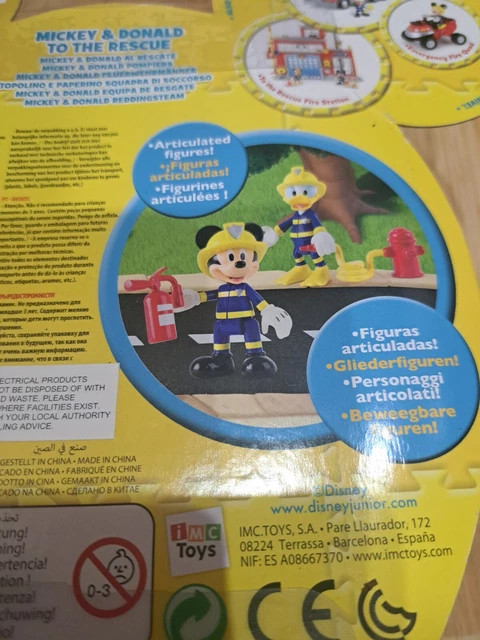 MICKEY MOUSE CLUBHOUSE Donald Duck Fire Rescue Set New Disney Junior £2 ...