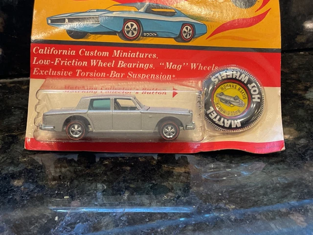 MATTEL HOT WHEELS 1969 Redline Rolls Royce Silver Shadow Sealed Blister ...