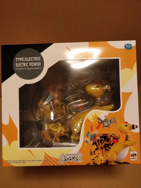 OFFICIAL G.E.M. EX Series Pokemon Electric Type Electric Power Figure ...