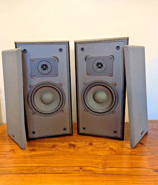 DENON SC-M3 BOOKSHELF Speakers 50W 14" x 6.5" £39.99 - PicClick UK