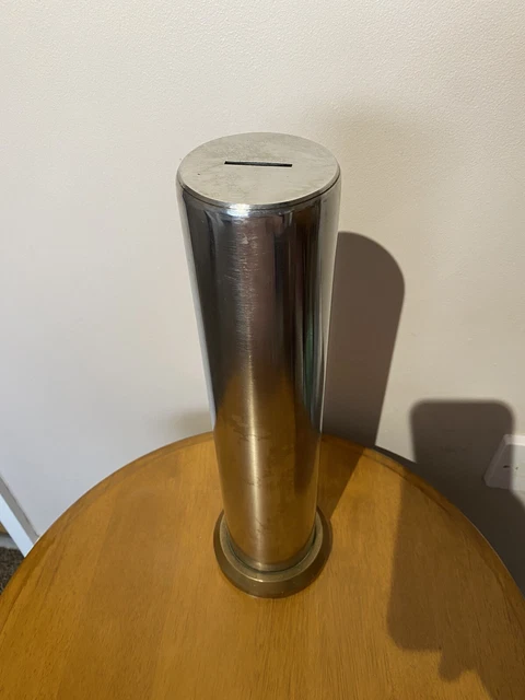 VINTAGE VERY OLD Trench Art War Military Money Box Savings Solid Heavy ...