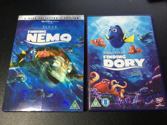 Finding Nemo Dvd 2 Disc Set And Finding Dory Dvds 2x Film Collection £4
