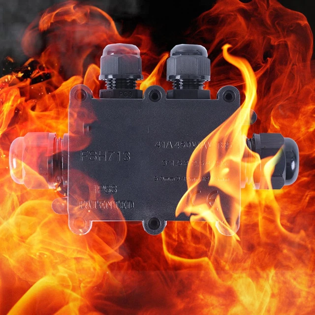 MULTIPLE WAYS JUNCTION Box Electric Connectors High Power Wire Cable ...