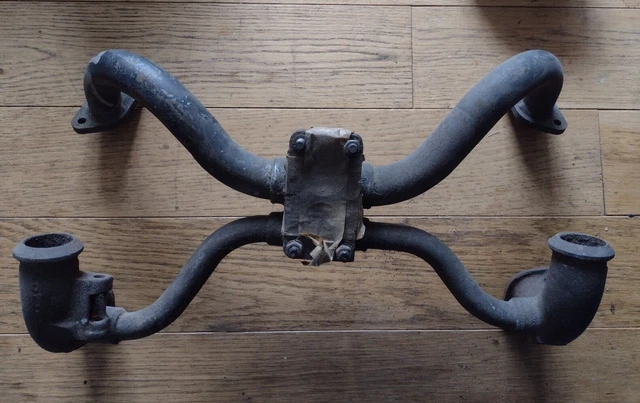 CITROEN 2CV INLET exhaust manifold and Carburetor insulator block £60. ...