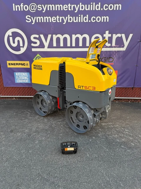 2018 WACKER NEUSON RTSC3 Remote Controlled Trench Compactor Roller 465 ...