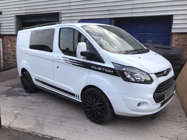 FORD TRANSIT CUSTOM Full Graphic Kit, Front Wings, Lower Sides & Rear ...