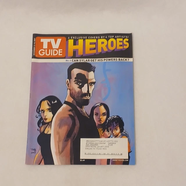 TV GUIDE MAGAZINE November 12-19, 2007 Heroes Can Syler Get His Powers ...