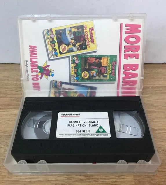 BARNEY - IMAGINATION Island AND Krazy Kat-Kissin' Cousins [VHS] *2 x ...