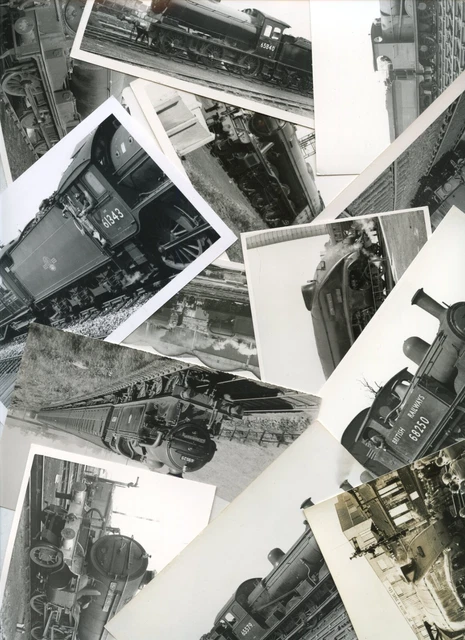 100 BR ER era steam locomotives B/W photographs £32.99 - PicClick UK