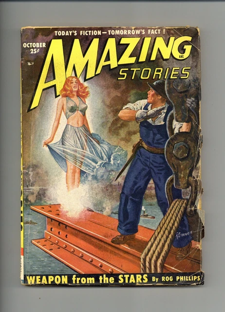 AMAZING STORIES PULP Oct 1950 Vol. 24 #10 VG Low Grade £6.16 - PicClick UK