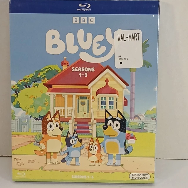 BLUEY COMPLETE Seasons 1-3 Blu- Ray Set Sealed Brand NEW In Original ...