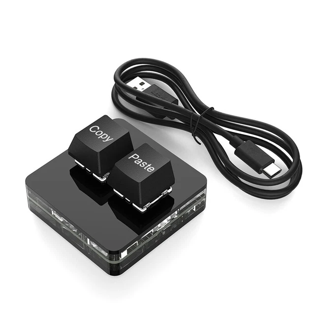 MINI CLAVIER PERSONNALISÉ 2 Touches RVB Macro OSU Clavier MéCanique ...