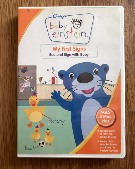 DISNEY’S BABY EINSTEIN My First Signs See And Sign With Baby DVD NTSC ...