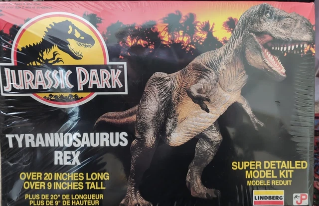 VINTAGE 1993 JURASSIC Park Tyrannosaurus Rex Model Kit Lindberg - New ...