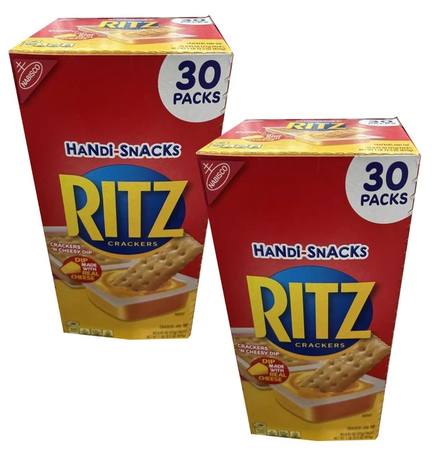 2 PACKS DE craquelins Ritz Handi-Snacks, Crackers 'N trempage au ...