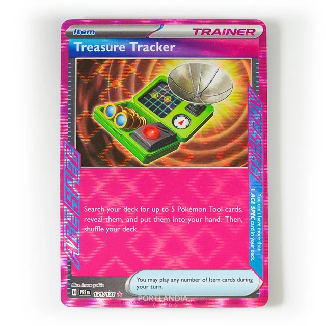 POKEMON - TREASURE Tracker - 131/131 - SV Prismatic Evolutions - ACE ...