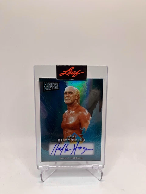 HULK HOGAN 2024 Leaf Electrum Heavy Metal Auto /6 EUR 7,70 - PicClick FR