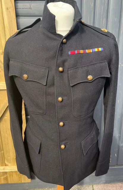 WW1 ORIGINAL BRITISH Army Royal Artillery RA No1 Officers Uniform ...