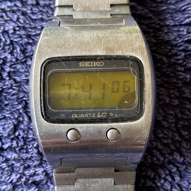 RARE VINTAGE SEIKO 0624-5009 Quartz LC Watch £180.00 - PicClick UK