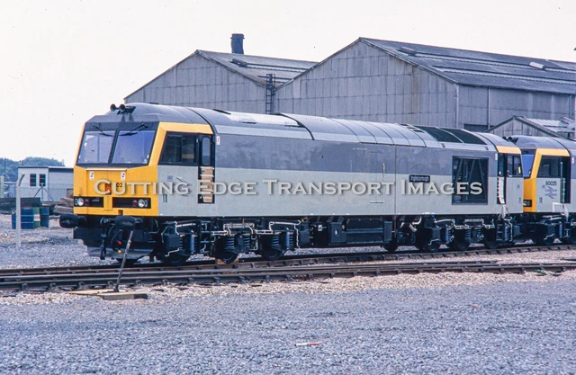ORIGINAL RAILWAY SLIDE: New Class 60 Diesel 60022 Brush Loughborough ...