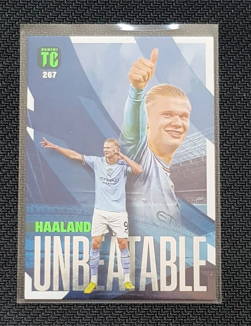 ERLING HAALAND UNBEATABLE 267 Panini Top Class 2023 Football Trading ...