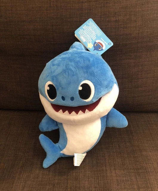 PINKFONG BABY DADDY Shark Singing Plush Soft Toy Pink 11" Hand Puppet ...