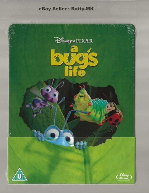 DISNEY PIXAR'S A Bug's Life - Uk Exclusive Blu Ray Steelbook - New ...