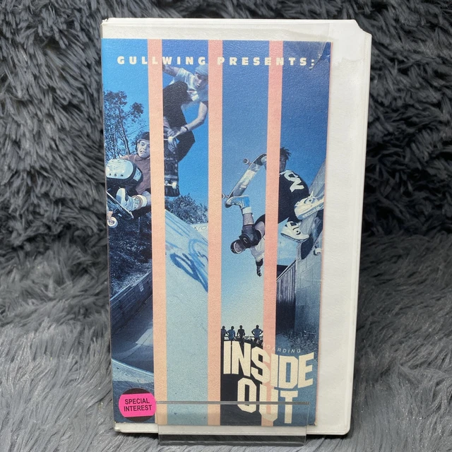 INSIDE OUT VHS Tape 1988 Gullwing Skateboarding Video Gator Jesse ...