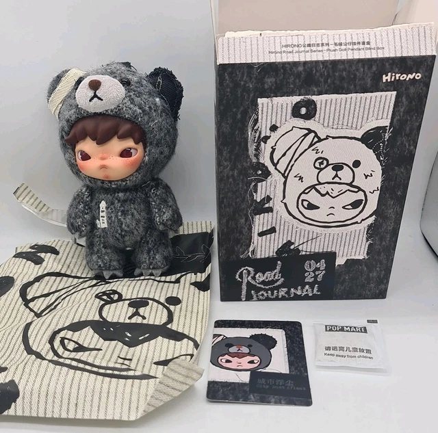 AUTHENTIC POP MART Hirono Road Journal Plush Pendant NEW City Dust ...