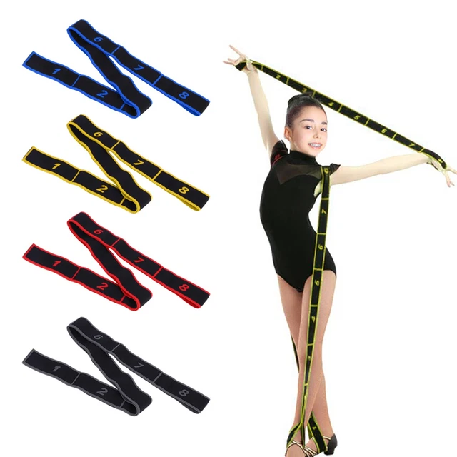 YOGA RESISTANCE BAND Latin Dance Elastic Stretching Belt Fitness ...