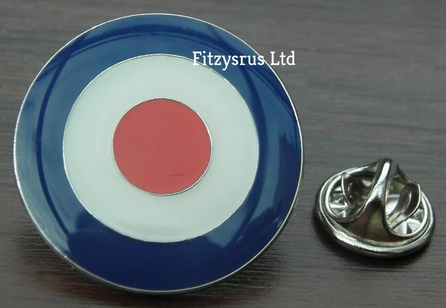 RAF TARGET MOD Mods Bullseye Scooter Vespa Lambretta Lapel Tie Hat Cap ...