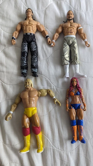 WWF/WCW/WWE VINTAGE WRESTLERS Rare Wrestling Hasbro MATTEL HULK HOGAN £ ...